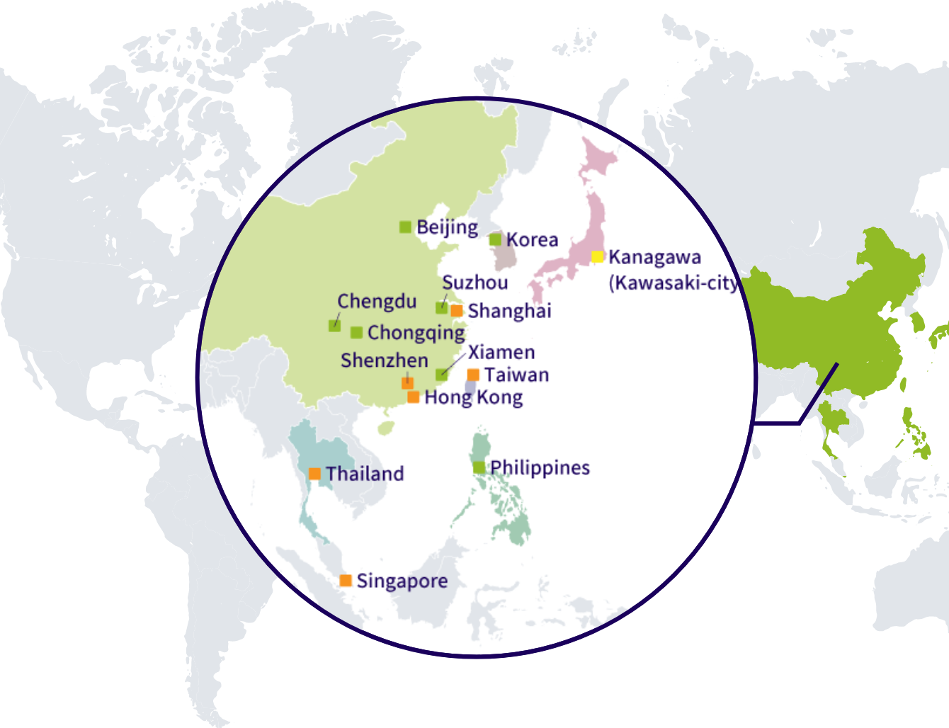 Shanghai Map Logistics